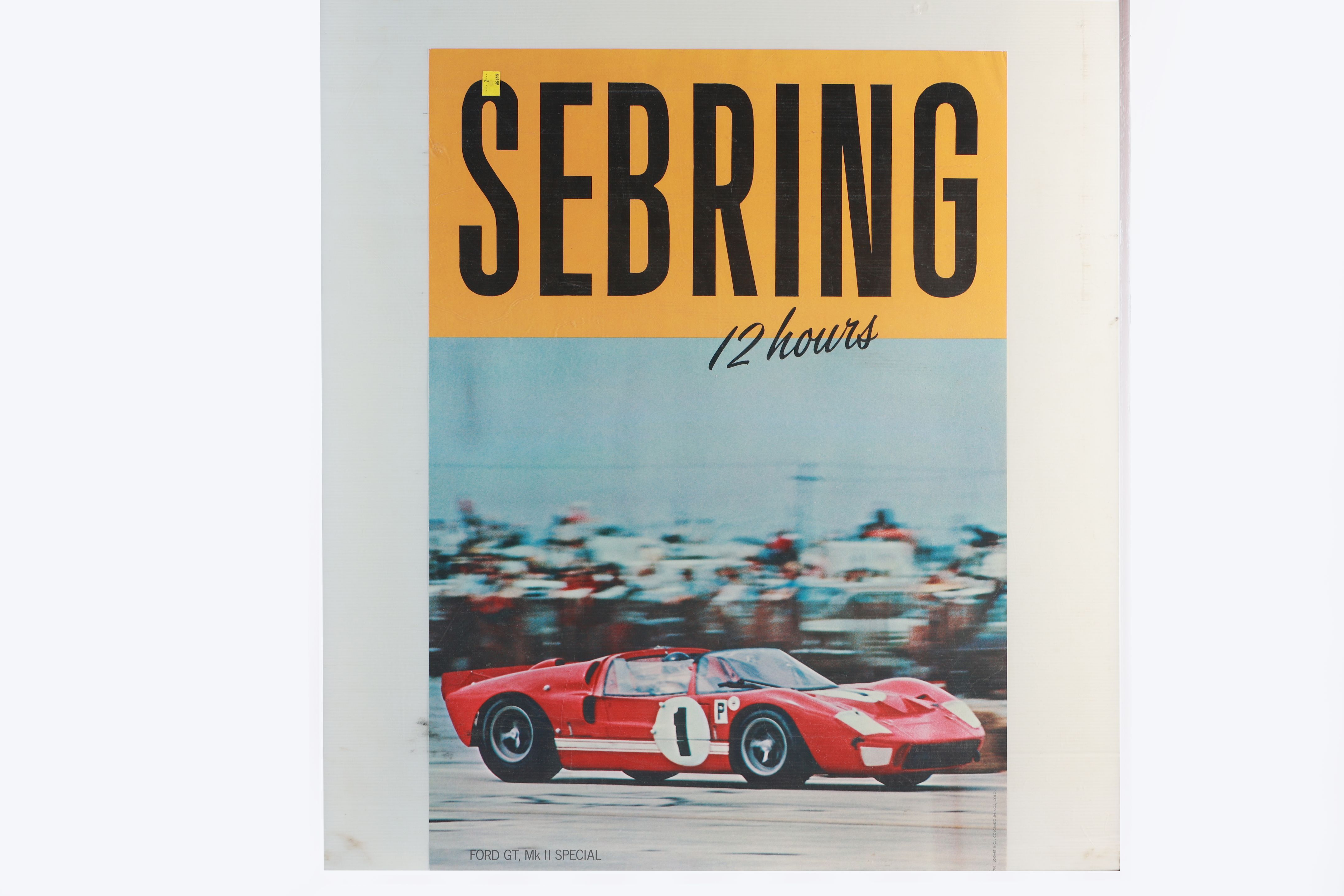 Bonhams Cars : Three Ford GT40 race posters, (3)