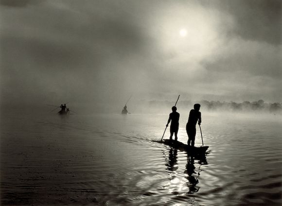 Bonhams : Sebastião Salgado (born 1944); Fishing in the Piulaga Laguna ...