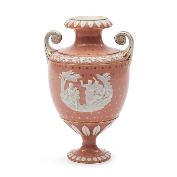 Bonhams Skinner : Wedgwood Victoria Ware Vase, England, c. 1880,