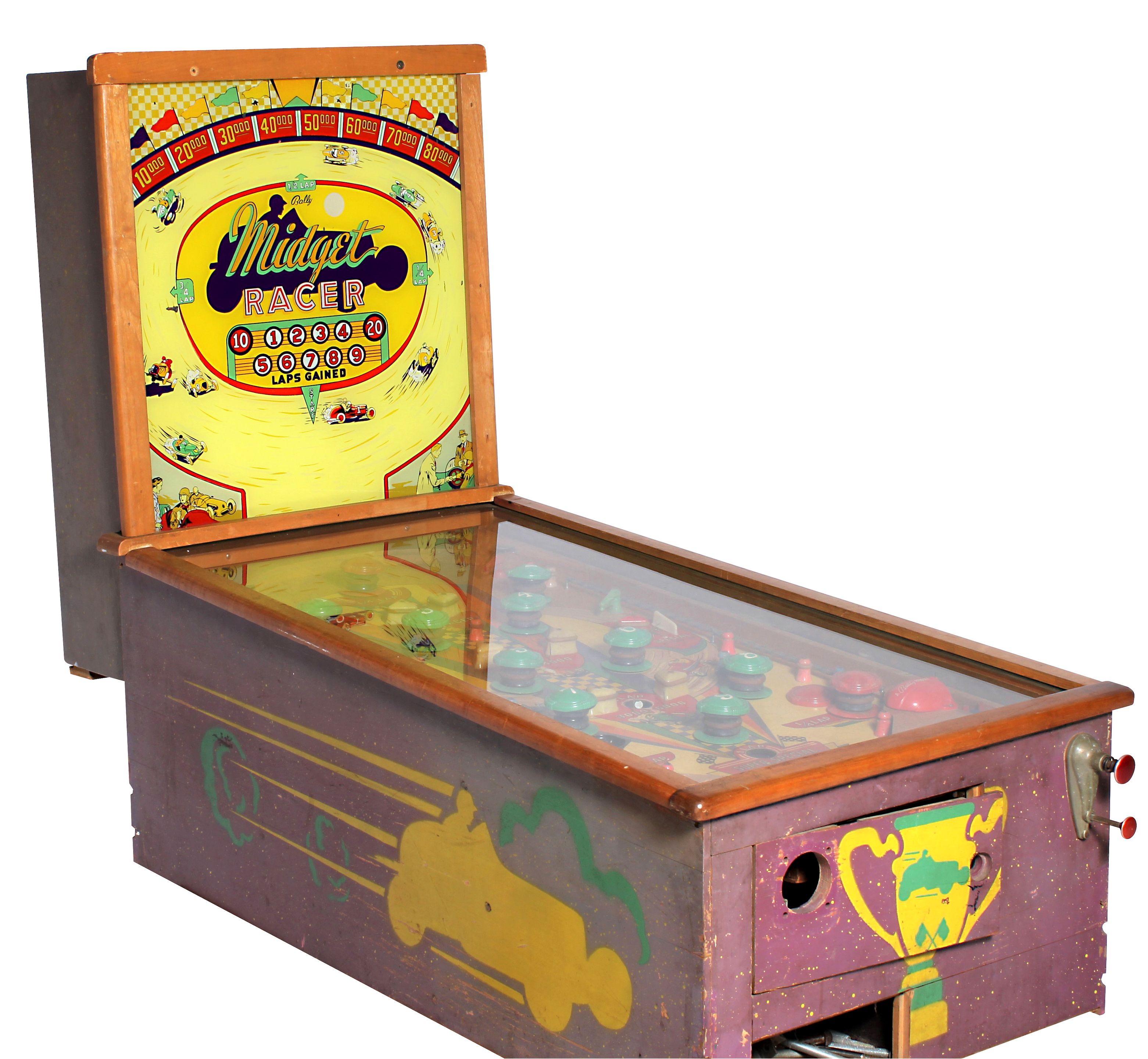 Bonhams Cars : A Bally 'Midget Racer' pinball game, 1946,