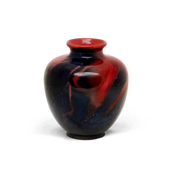 Bonhams Skinner : Royal Doulton Sung Ware Flambe Vase, England, c.1920-40,