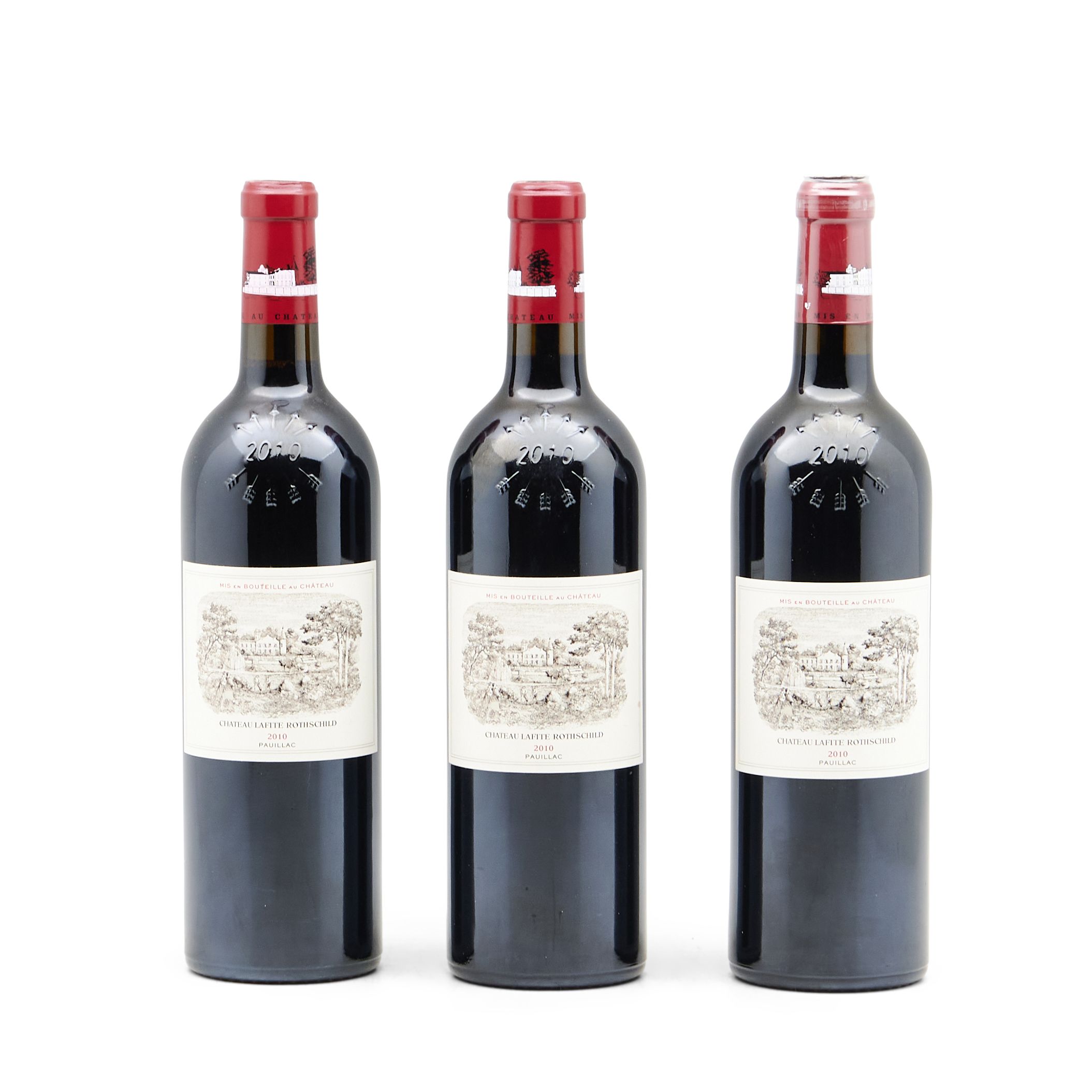 Bonhams Skinner : Chateau Lafite Rothschild 2010 (3 bottles)