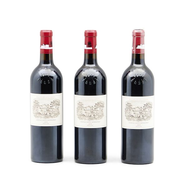 Bonhams Skinner : Chateau Lafite Rothschild 2010 (3 bottles)