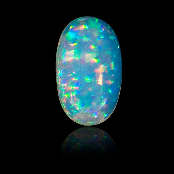 Bonhams : Hydrophane Jelly Opal