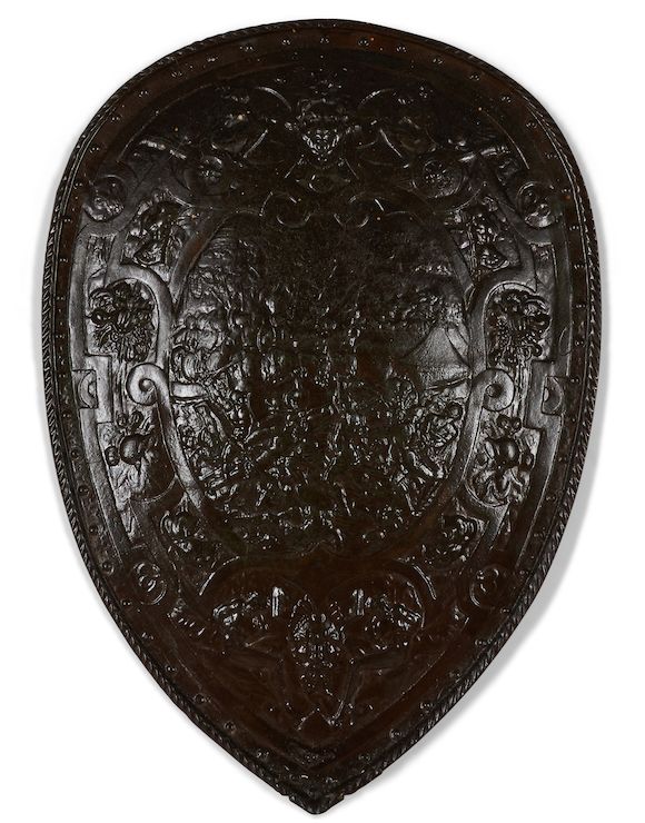 Bonhams Skinner : Cast Iron Shield, 19th century,