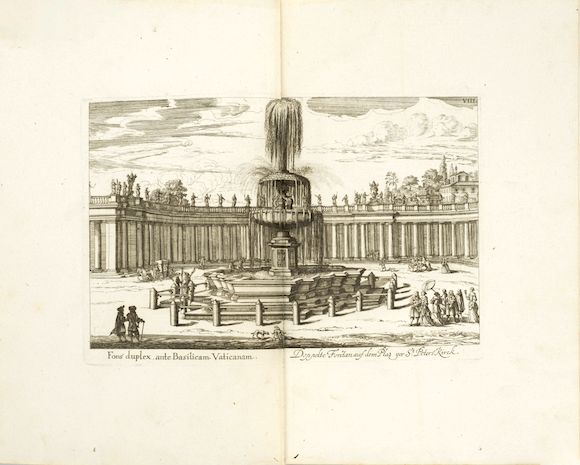 Bonhams : ROMAN FOUNTAINS. FALDA, GIOVANNI BATTISTA. FL. 1648-1678 ...