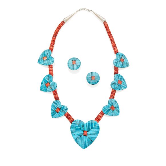 Bonhams : A suite of Joe and Angie Reano jewelry