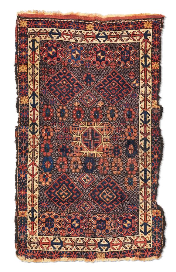 Bonhams Skinner : Kurdish Rug Iran 3 ft. 8 in. x 5 ft. 4 in.