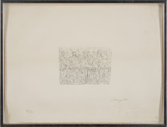 Bonhams Skinner : Mark Tobey (1890-1976) Crowd Numbered, signed, and ...