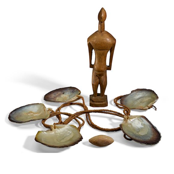 Bonhams : Yap Shell Currency, Nukuoro Atoll Sling Stone and Nukuoro ...