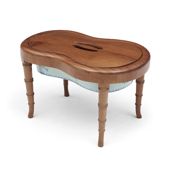 Bonhams Skinner : Porcelain Bidet on Bamboo-turned Stand, Canton, China ...