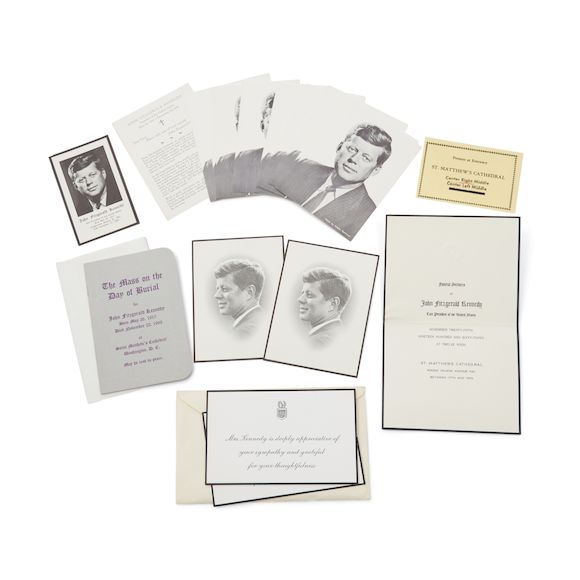 Bonhams Skinner : Kennedy, John F. (1917-1963) JFK Funeral Ephemera