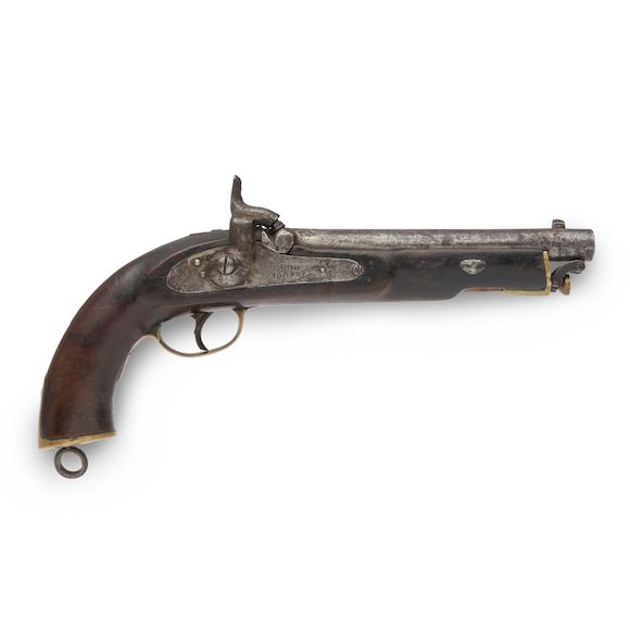 Bonhams Skinner : British Pattern 1842-style Sea Service Pistol of ...