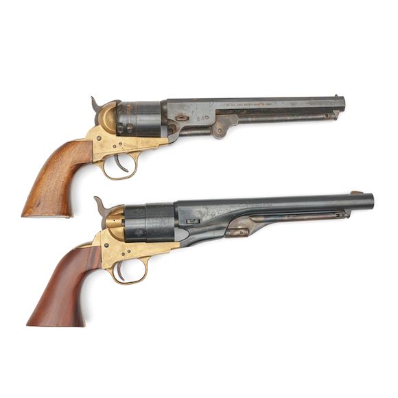 Bonhams Skinner : Two Reproduction Black Powder Revolvers,