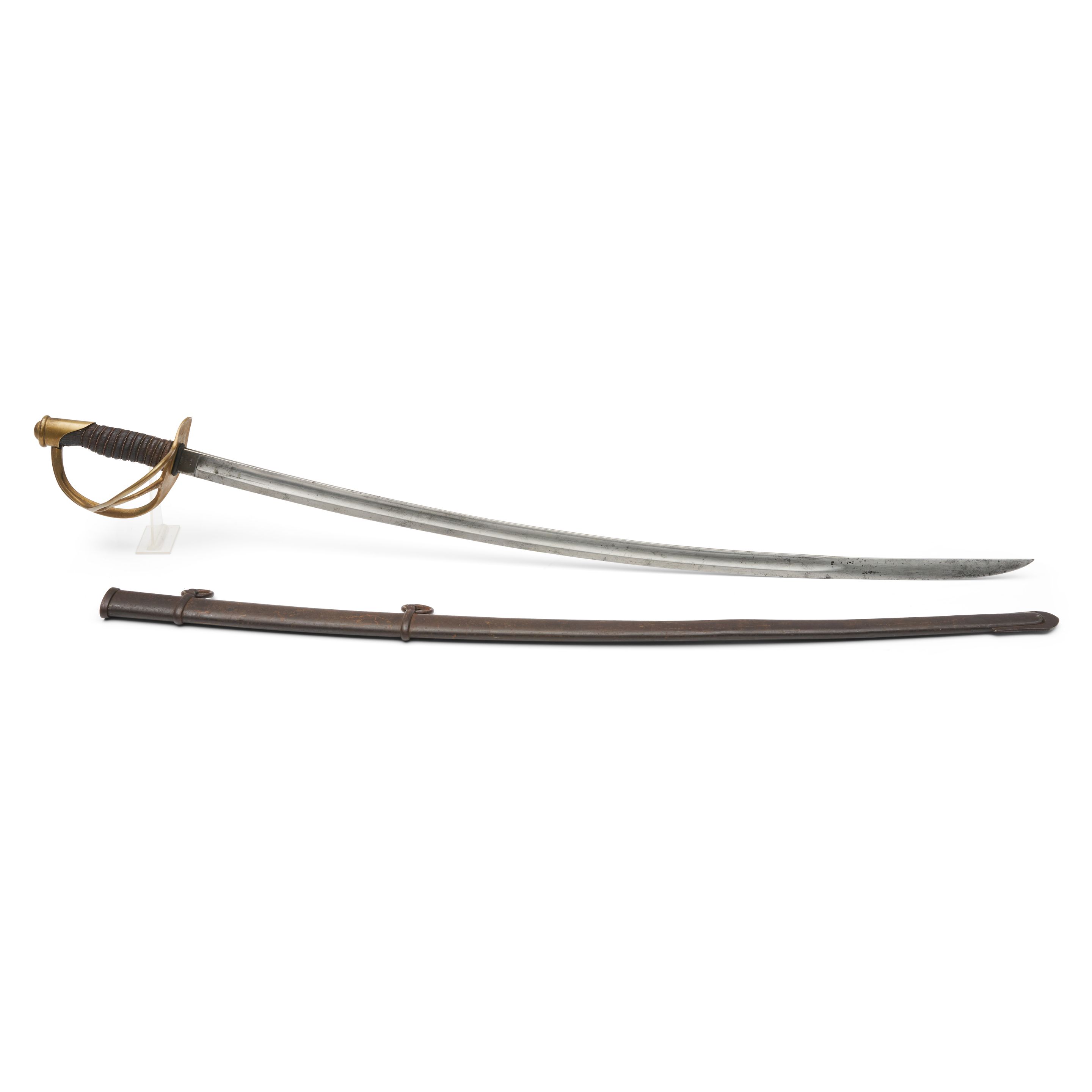 Bonhams Skinner : U.S. Model 1860 Light Cavalry Saber and Scabbard,