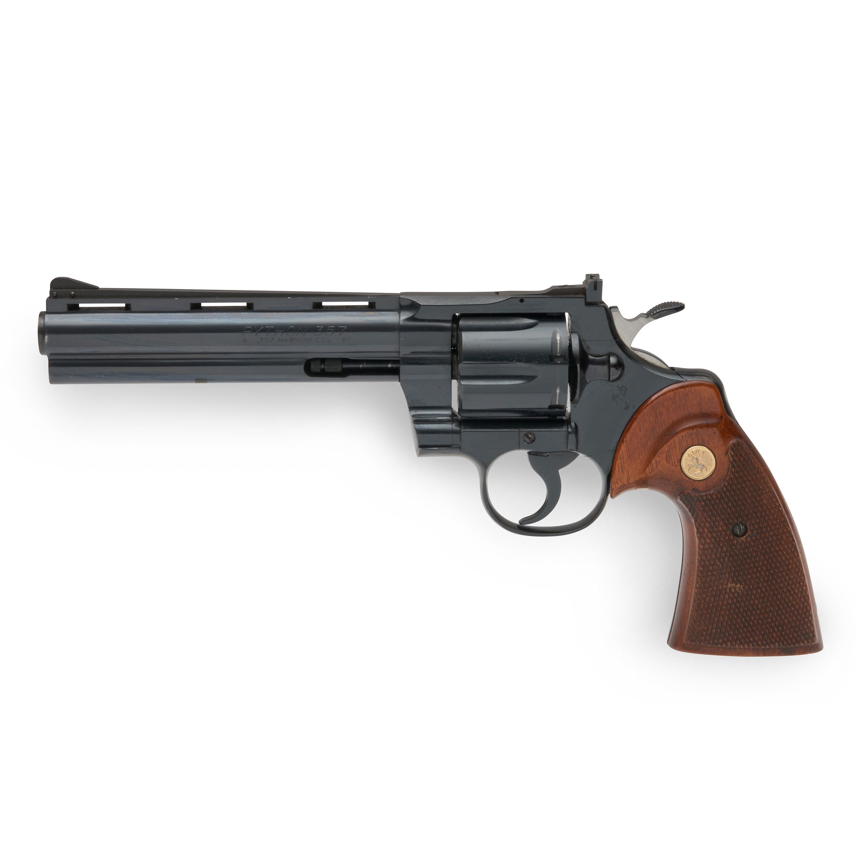 Bonhams Skinner : Colt Python Double-action Revolver, Curio or Relic ...