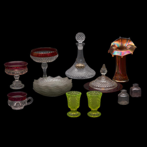 Bonhams Skinner Group Of Assorted Glassware