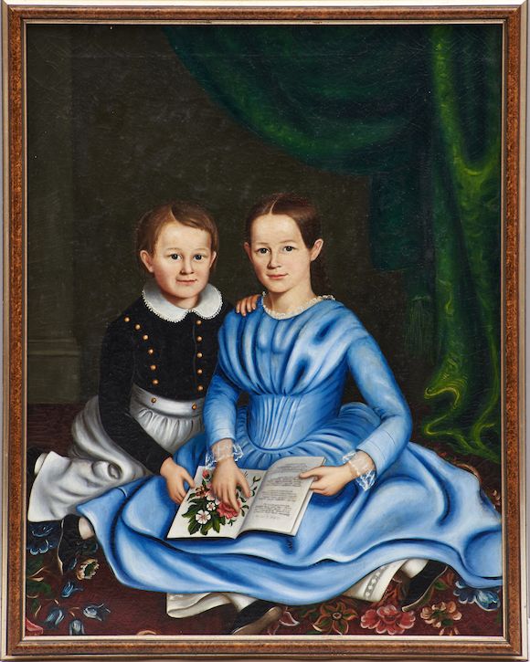 Bonhams Skinner : Oil on Canvas Portrait of Dwight and Mary Baldwin ...