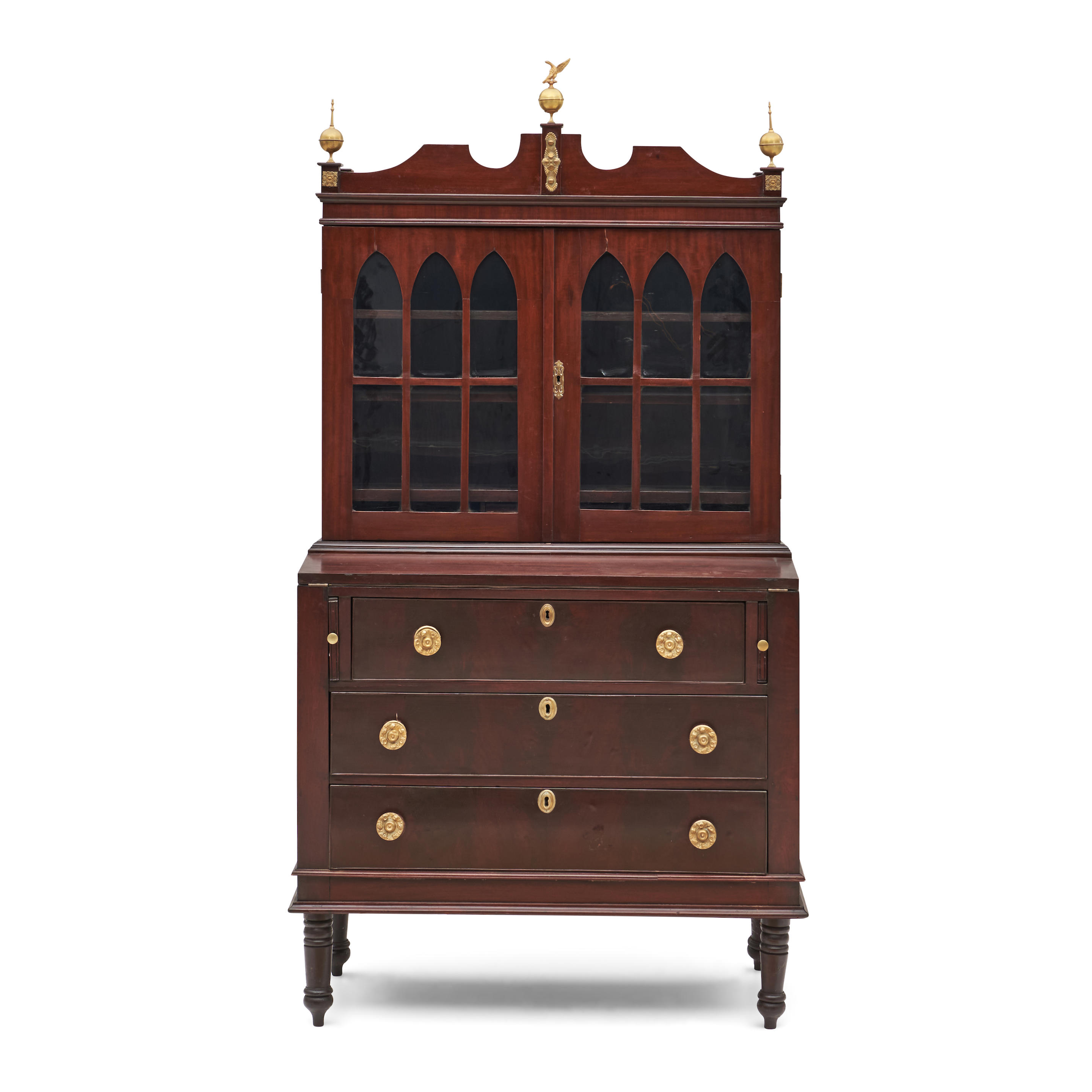 Bonhams Skinner Federal Style Mahogany Secretary