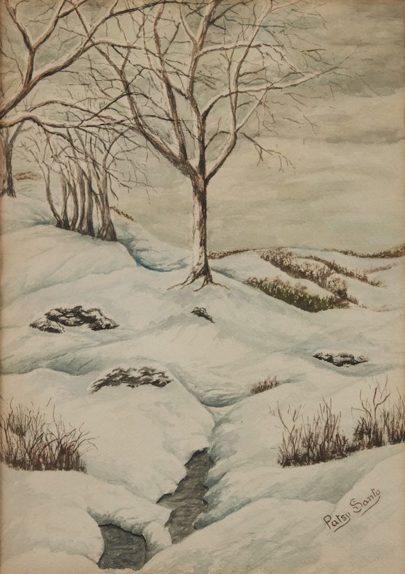 Bonhams Skinner : PASQUALE (PATSY) SANTO (AMERICAN, 1893-1975) A SNOWY ...