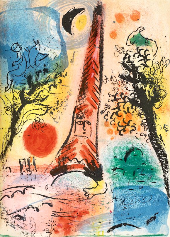 Bonhams : CHAGALL, MARC. 1887-1985. Lithographs of Marc Chagall. Monte ...