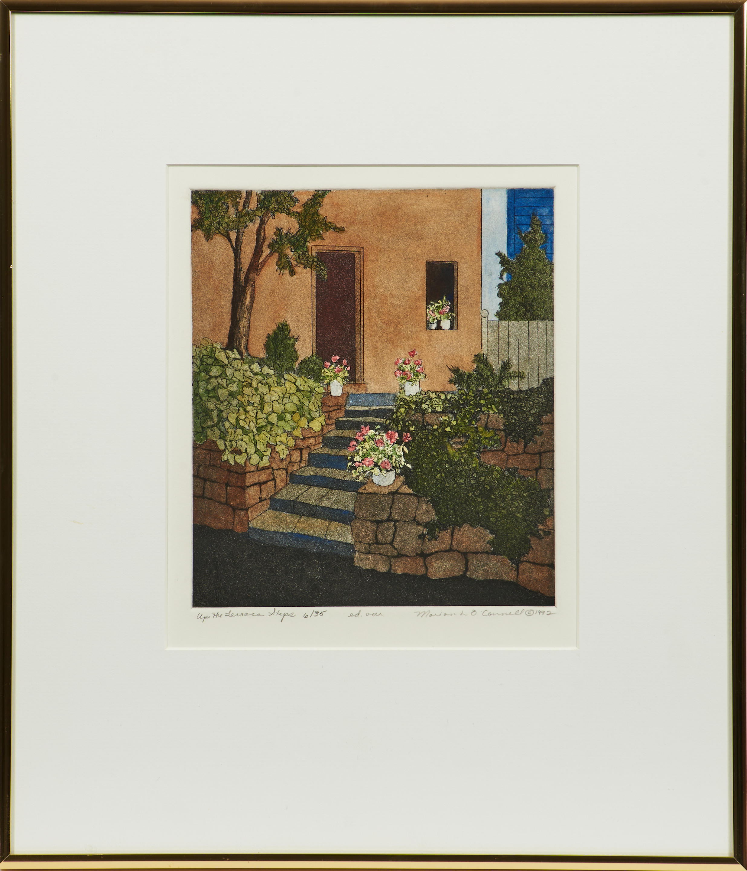 Bonhams Skinner American School 20th21st Century Up The Terrace Steps
