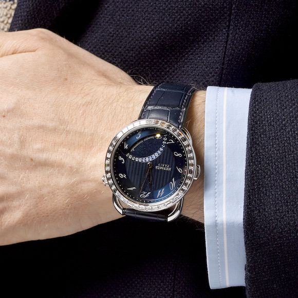 Bonhams : HERMÉS. AN EXCEEDINGLY FINE LIMITED-EDITION PLATINUM AND ...