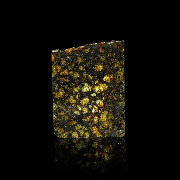 Bonhams : Esquel Pallasitic Meteorite--Large Slice