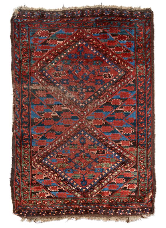 Bonhams Skinner : Beshir Rug Turkestan 3 ft. 5 in. x 4 ft. 9 in.