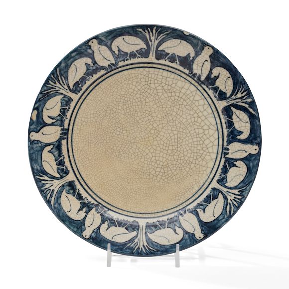 Bonhams Skinner : Dedham Pottery Grouse Pattern Plate, Dedham ...