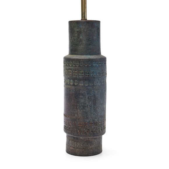 Bonhams Skinner : Bitossi Ceramic Table Lamp Base, Italy, mid-20th ...