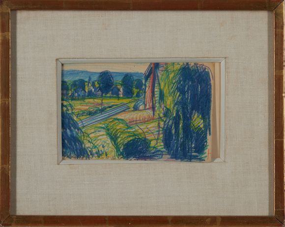 Bonhams Skinner : OSCAR BLUEMNER (AMERICAN, 1867 - 1938) THE SWAMP ...