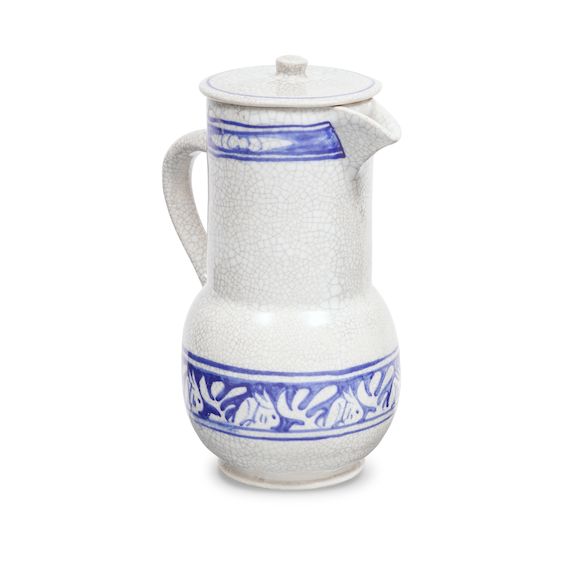 Bonhams Skinner : Dedham Pottery "Rabbit" Pattern Chocolate Pot, Dedham ...