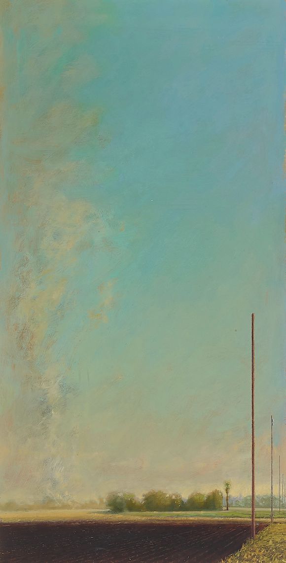 Bonhams : Michael Tompkins (born 1955) Vertical Landscape (Farmland ...