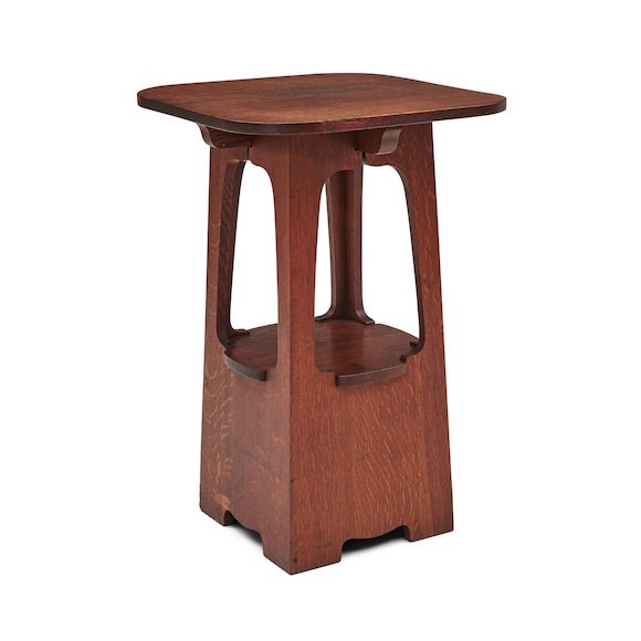 Bonhams Skinner : Limbert Arts and Crafts Oak Stand, Grand Rapids and ...