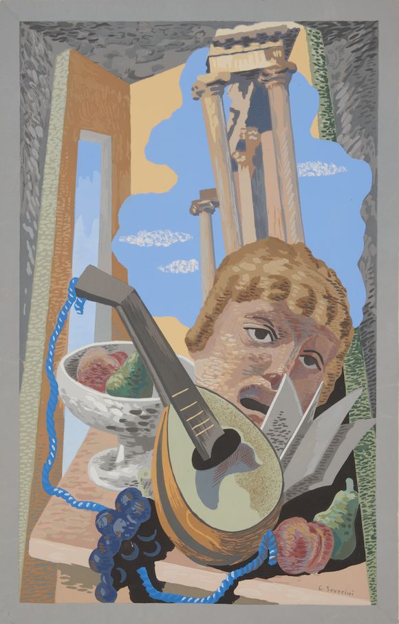 Bonhams Skinner : Gino Severini (1883-1966); Paysage et nature-morte ...