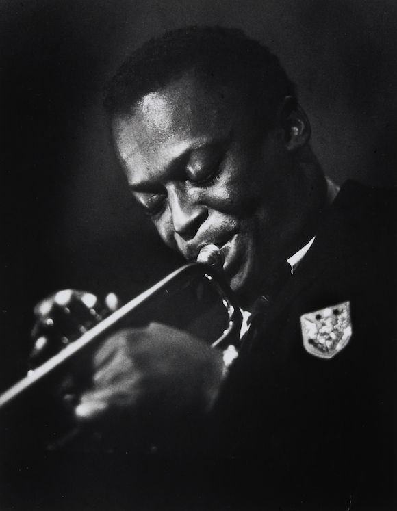 Bonhams Skinner : Herman Leonard (1923-2010); Miles Davis, NYC;