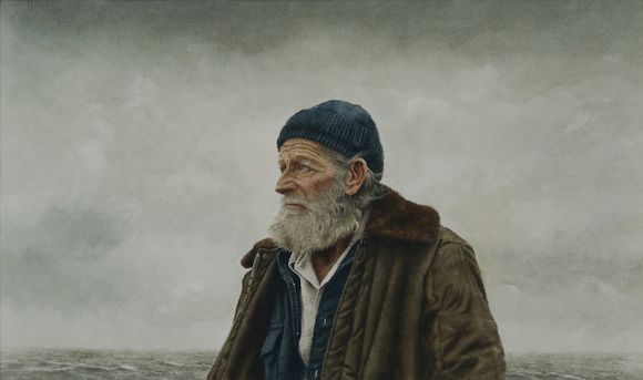 Bonhams Skinner : Doug Brega (American, born 1948) Walter at Sea sight ...