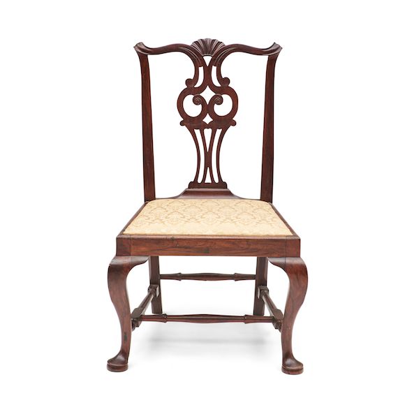 Bonhams Skinner : Chippendale Mahogany Side Chair, Boston ...