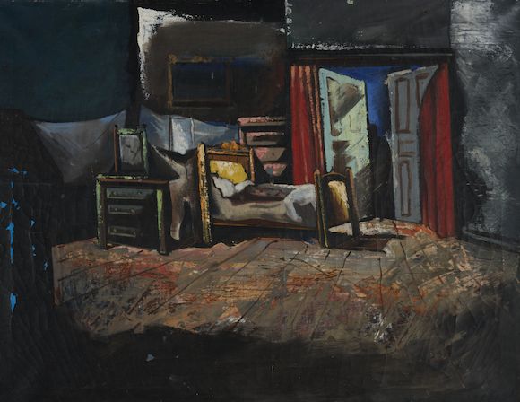Bonhams Skinner : Howard M. Gibbs Jr. (American, 1904-1970) Bedroom ...
