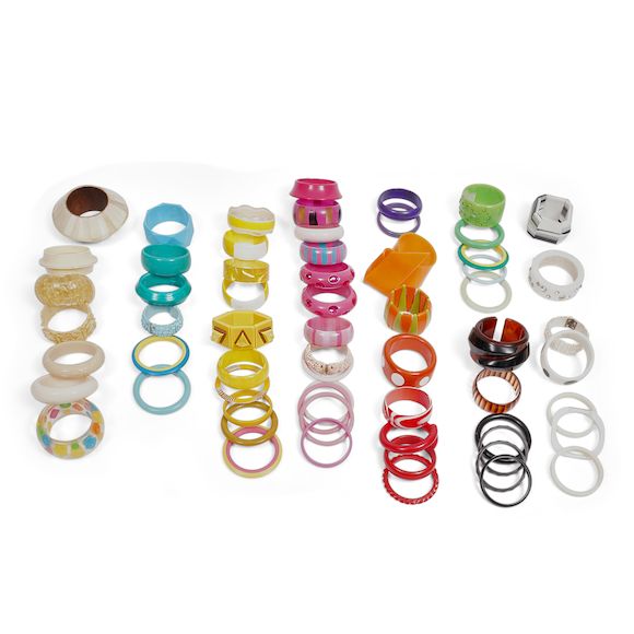 Bonhams Skinner : Large Group of Costume Bangles