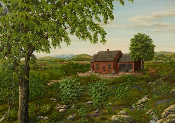 Bonhams Skinner : Pasquale (Patsy) Santo (American, 1893-1975) The Red ...