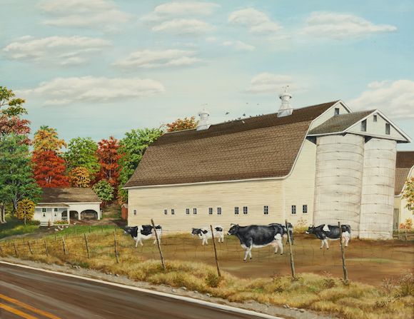 Bonhams Skinner : Pasquale (Patsy) Santo (American, 1893-1975) Farm ...