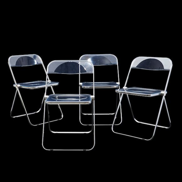 Bonhams Skinner : Four Giancarlo Piretti (b. 1940) for Castelli "Pila ...