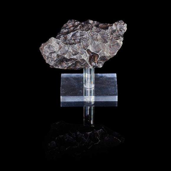 Bonhams : Aesthetic Sikhote-Alin Iron Nickel Meteorite with Regmaglypts