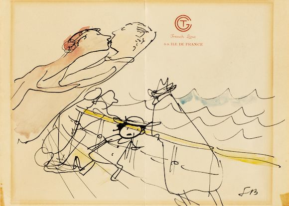 Bonhams : MADELEINE ON THE ILE DE FRANCE. BEMELMANS, LUDWIG. 1898-1962 ...