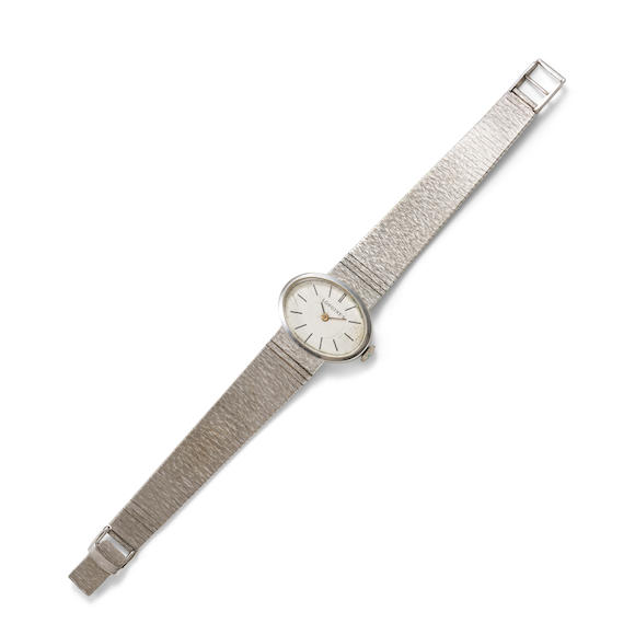 Bonhams Skinner Longines A 14k White Gold Wristwatch