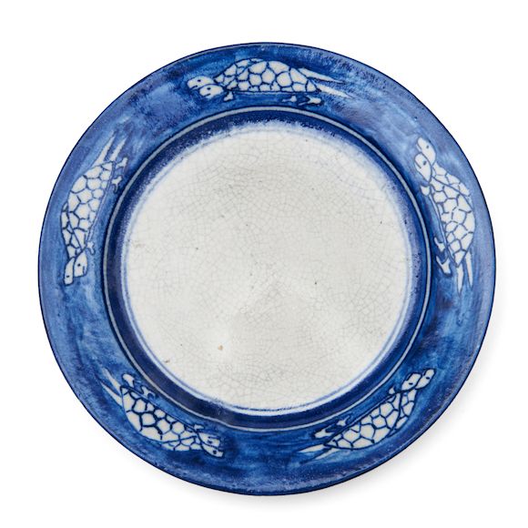 Bonhams Skinner : Dedham Pottery Turtle Pattern Plate, Dedham ...