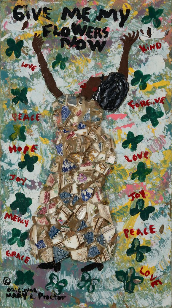 Bonhams Skinner : Mary L. Proctor (b. 1960) "Give Me My Flowers Now ...
