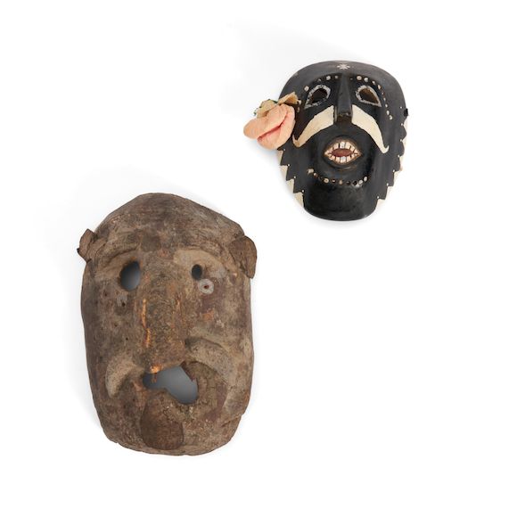 Bonhams Skinner : A Mexican indigenous tribal mask and a Mayo/Yaqui ...